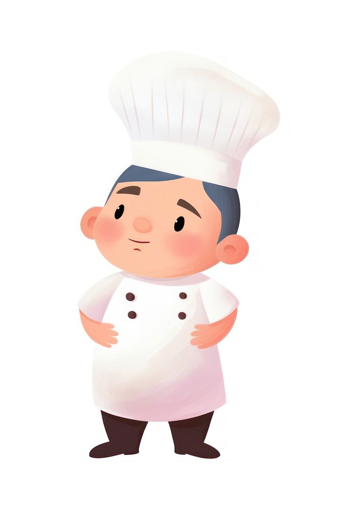 Chef white background portrait standing. | Premium Photo Illustration ...