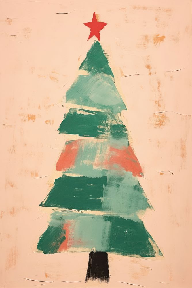 Christmas tree christmas art abstract. | Free Photo Illustration - rawpixel