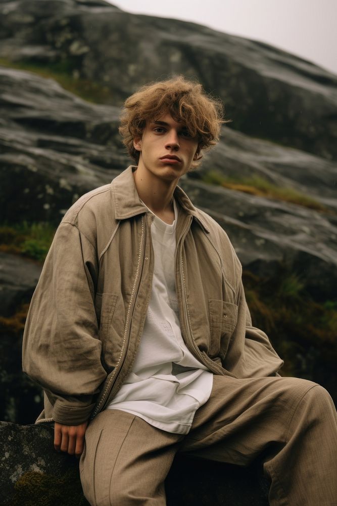 Clothes portrait jacket nature. | Premium Photo - rawpixel