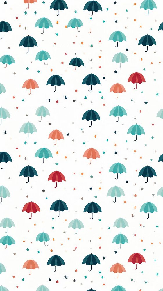 Umbrella pattern backgrounds repetition. AI | Free Photo Illustration ...