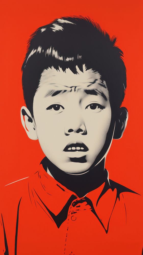 Red angry young chinese man | Free Photo Illustration - rawpixel