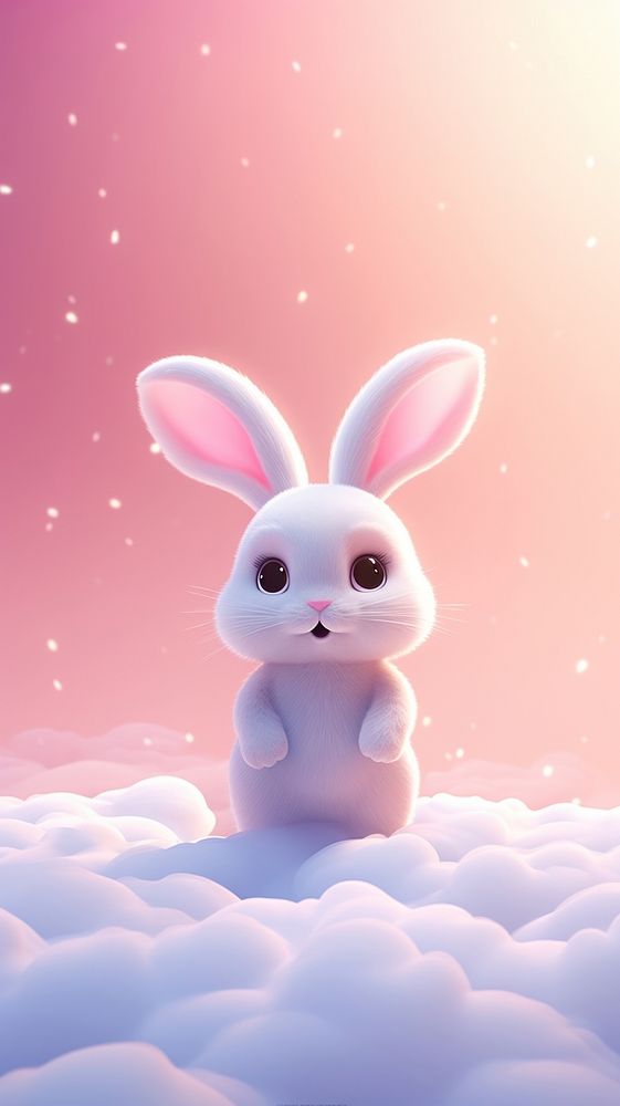 Cute rabbit cartoon animal rodent. | Premium Photo Illustration - rawpixel