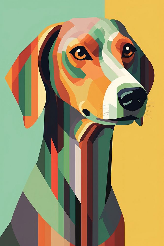 dog art creativity portrait. AI | Premium Photo Illustration - rawpixel