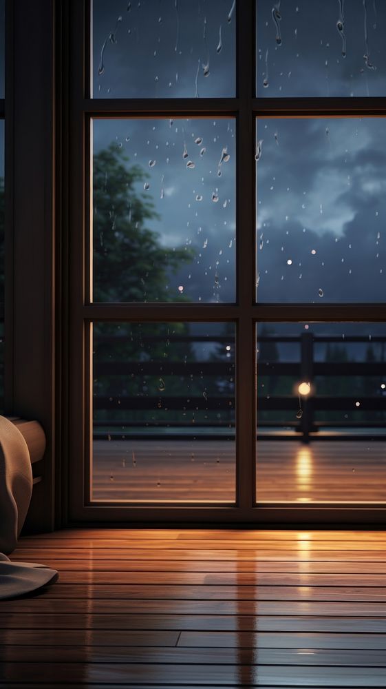 Comfy raining background window architecture | Premium Photo - rawpixel