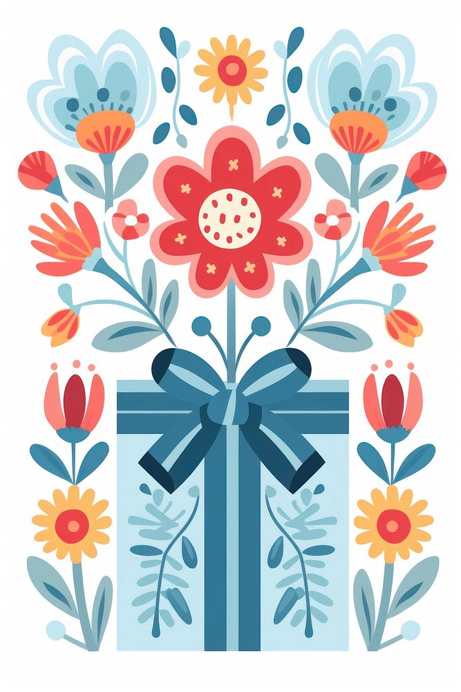 Minimal gift box art pattern | Free Photo Illustration - rawpixel