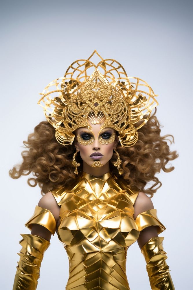 Ornamentation drag queen costume fashion | Free Photo - rawpixel