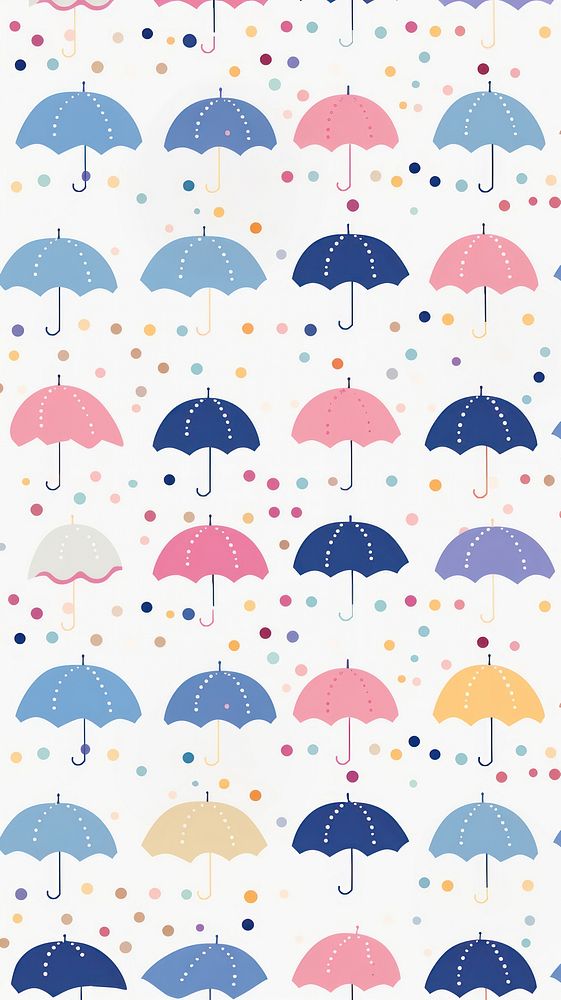 Umbrella pattern backgrounds arrangement. | Free Photo Illustration ...