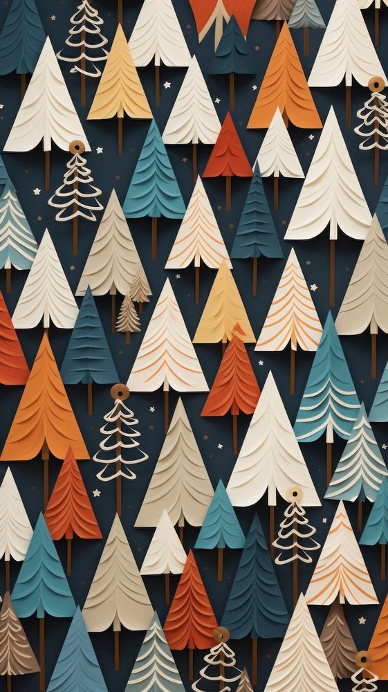 Christmas pattern wallpaper christmas art | Premium Photo Illustration ...
