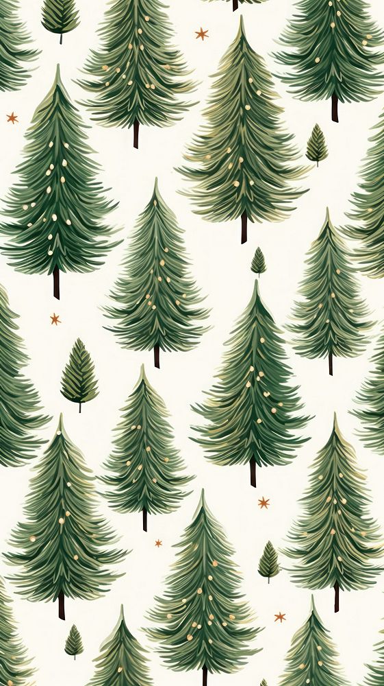 Christmas tree pattern wallpaper christmas | Premium Photo Illustration ...
