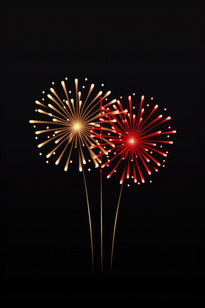 3 fireworks red illuminated celebration. | Free Photo - rawpixel