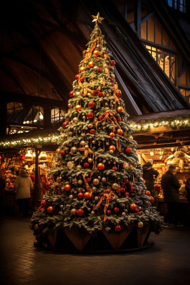 Christmas tree christmas market plant. | Premium Photo - rawpixel