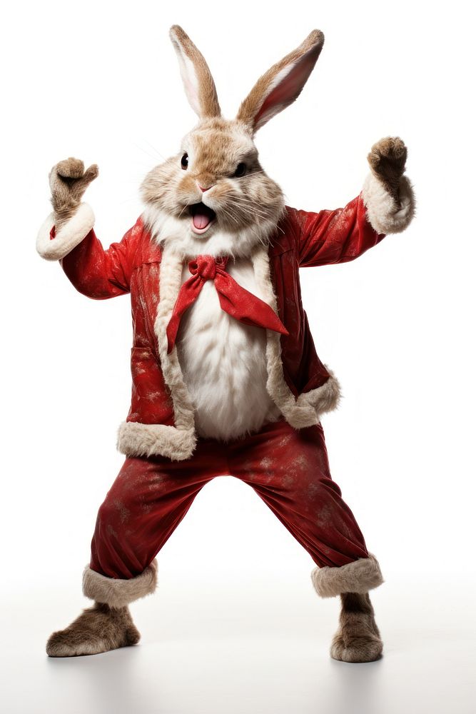 Humanoid rabbit christmas mammal animal. | Free Photo - rawpixel