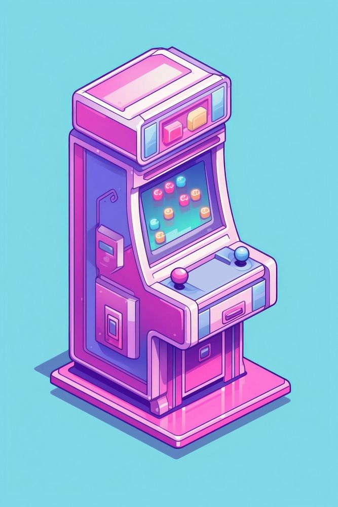 Simple arcade game machine isolated | Free Photo Illustration - rawpixel