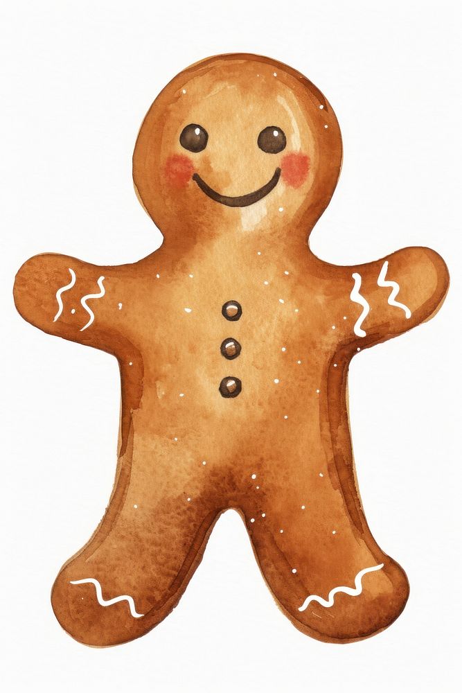 Ginger bread man gingerbread snowman | Premium Photo Illustration ...
