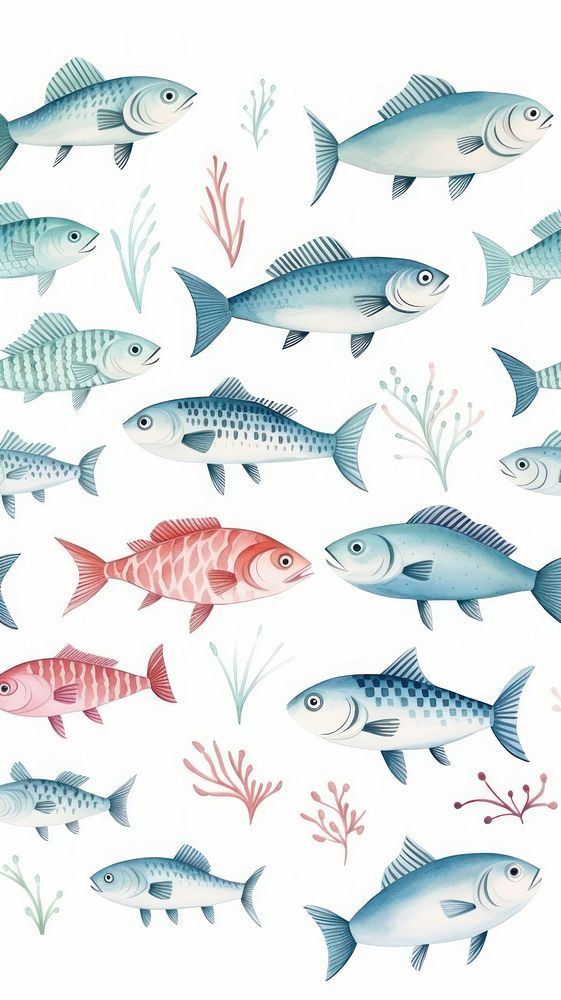 Fish pattern animal shark. AI | Premium Photo Illustration - rawpixel
