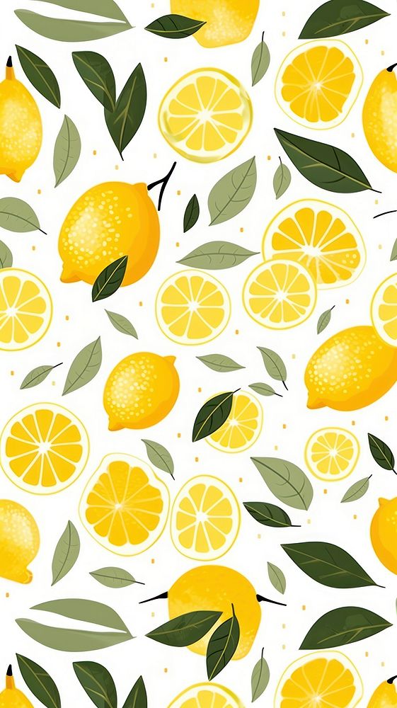 Lemon backgrounds pattern fruit. | Premium Photo Illustration - rawpixel