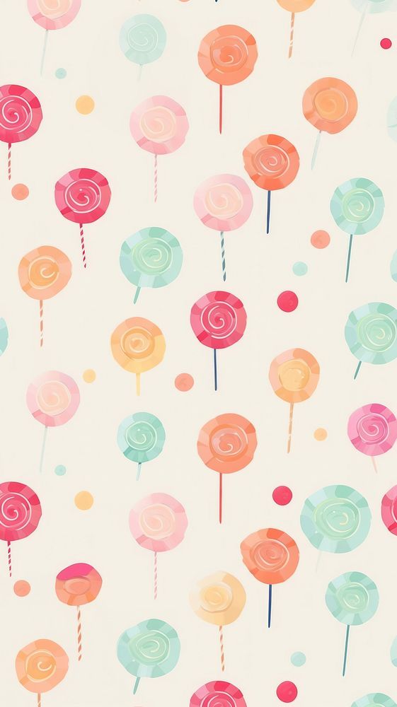 Cute candy pattern backgrounds wallpaper. | Free Photo Illustration ...