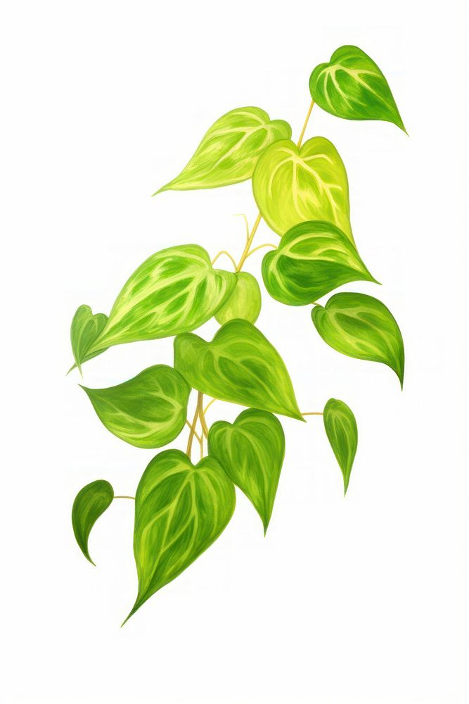 Pothos plan, plant illustration, design | Free Photo Illustration ...