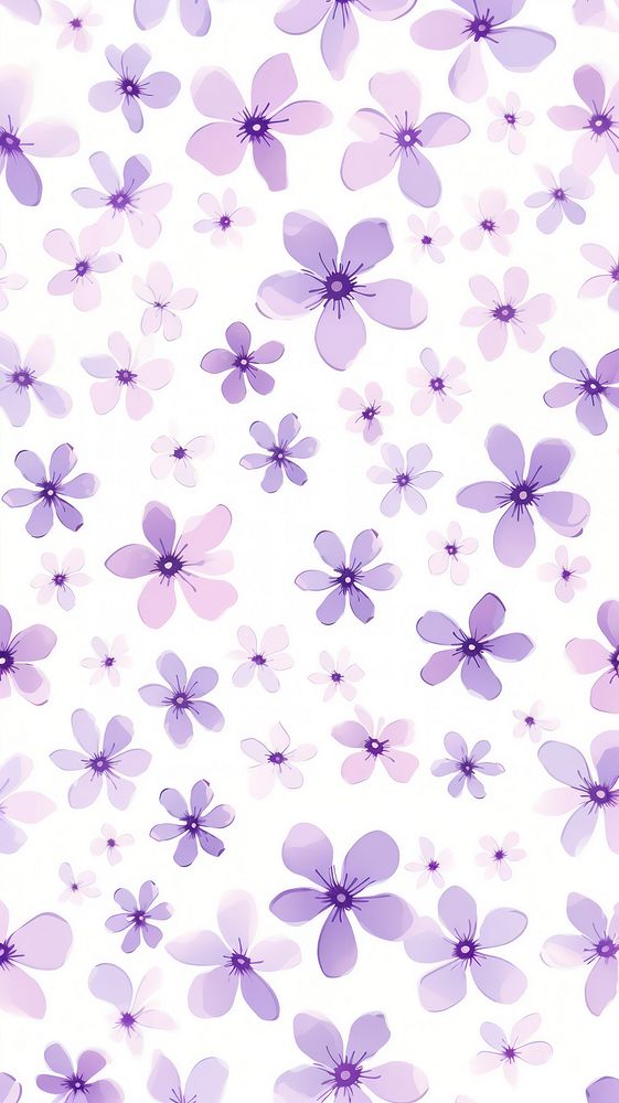 Violet flower pattern backgrounds wallpaper. | Premium Photo ...