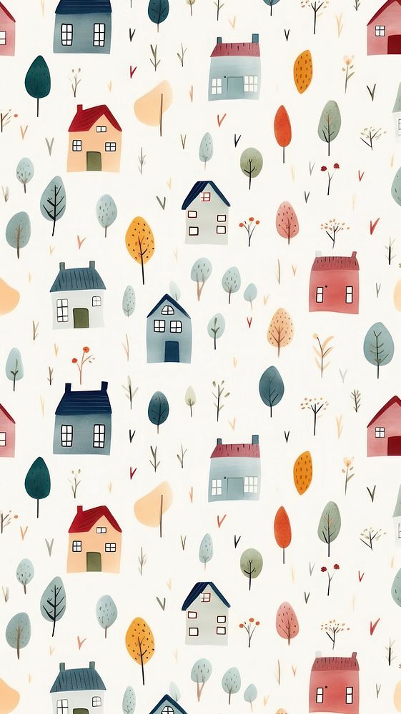 Home pattern backgrounds wallpaper. | Free Photo Illustration - rawpixel