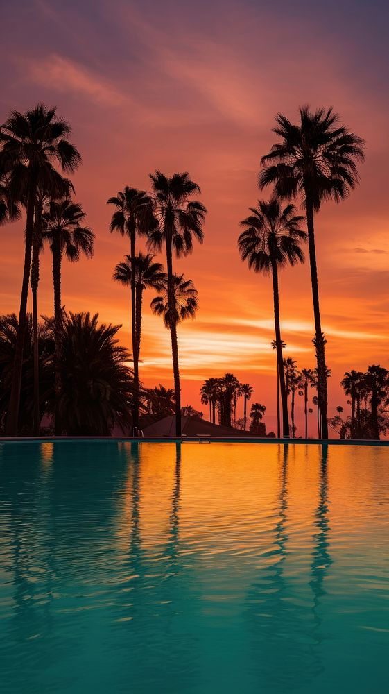 Swimming pool tree sky outdoors. | Free Photo - rawpixel