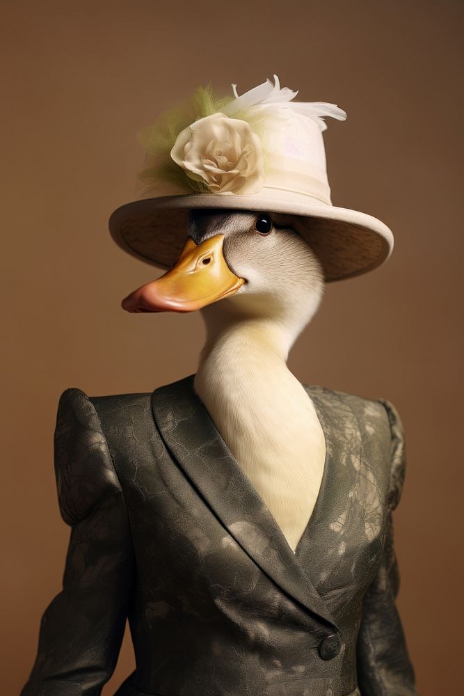 Duck women's fancy suit. | Free Photo - rawpixel