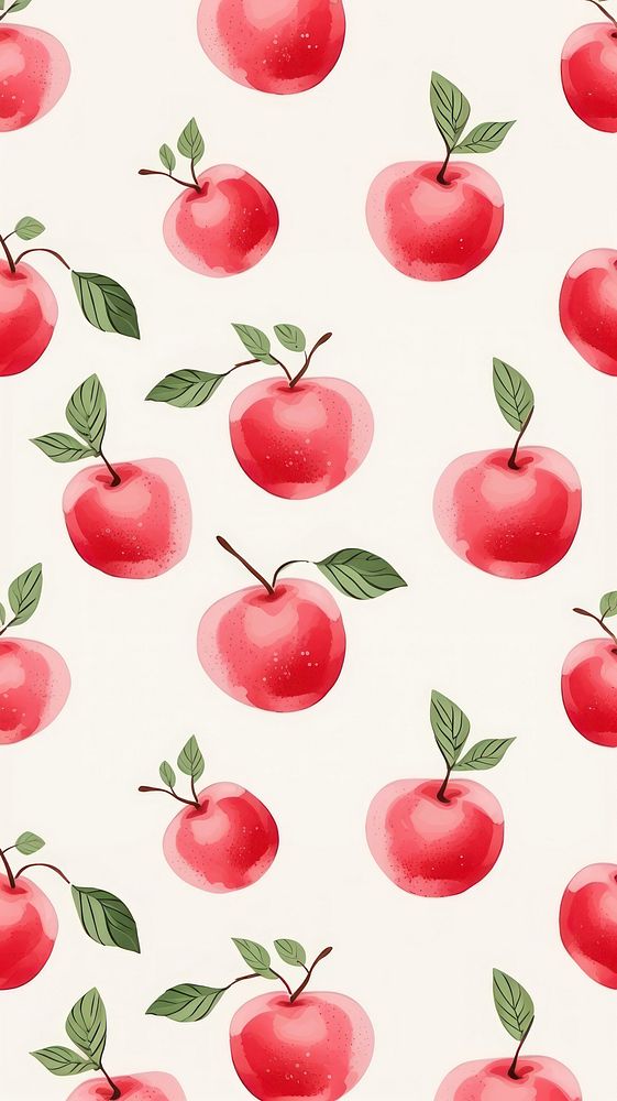 Apple apple backgrounds pattern. | Premium Photo Illustration - rawpixel