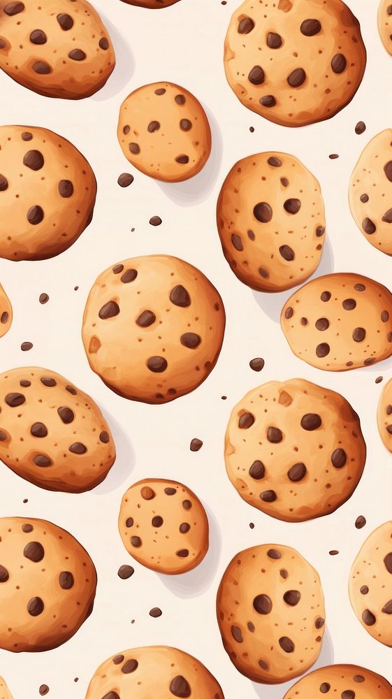 Cookie backgrounds pattern food. AI | Premium Photo Illustration - rawpixel