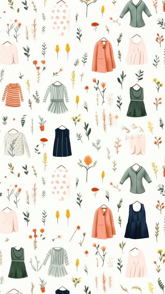 Clothes pattern backgrounds wallpaper. AI | Free Photo Illustration ...