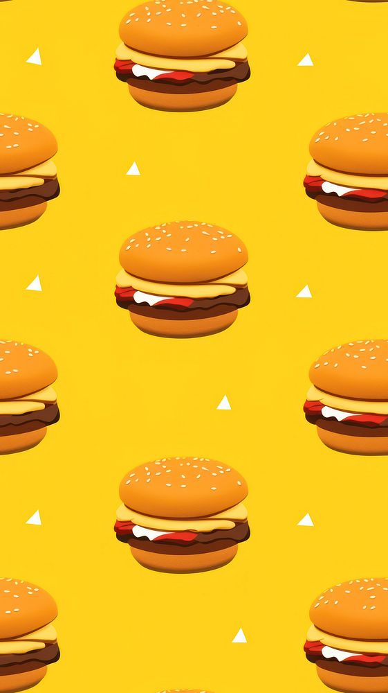Burger backgrounds pattern food. AI | Free Photo Illustration - rawpixel