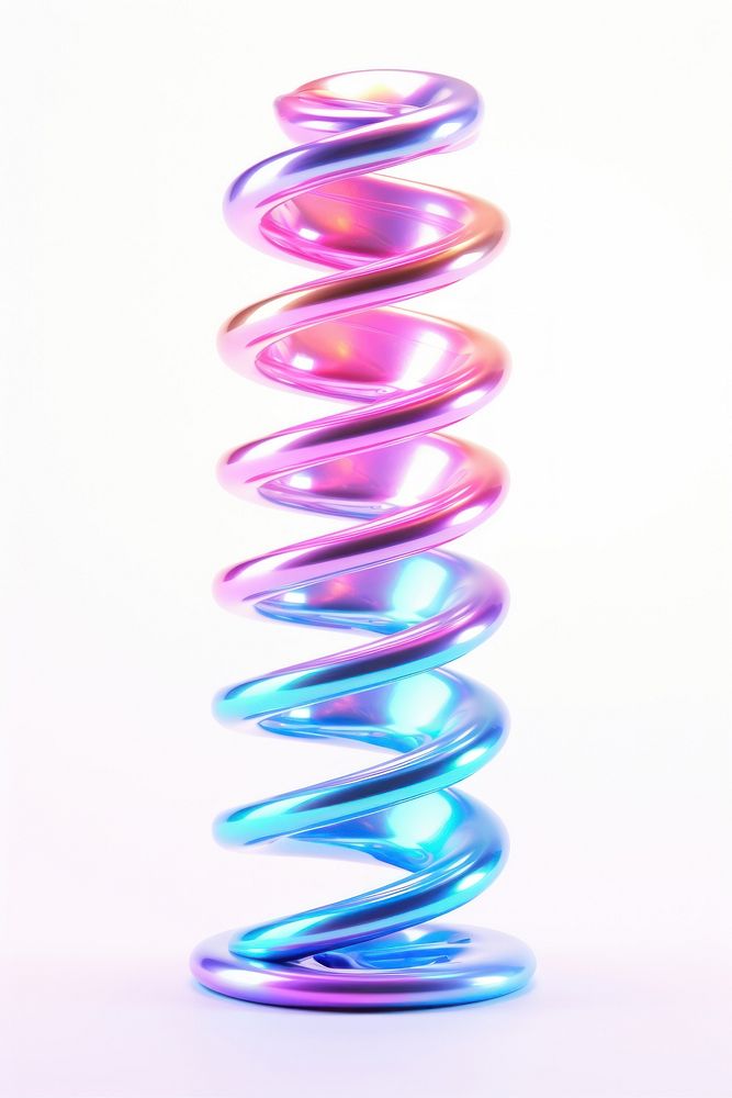 Spring coil shape spiral white | Free Photo Illustration - rawpixel