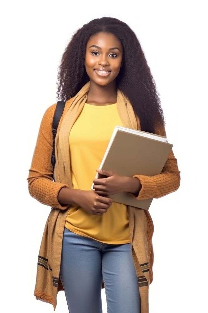 Beautiful african student woman posing | Premium Photo - rawpixel