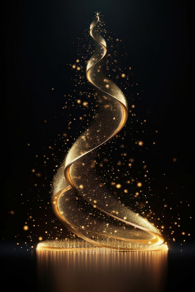 Magic Christmas tree christmas lighting | Free Photo Illustration ...