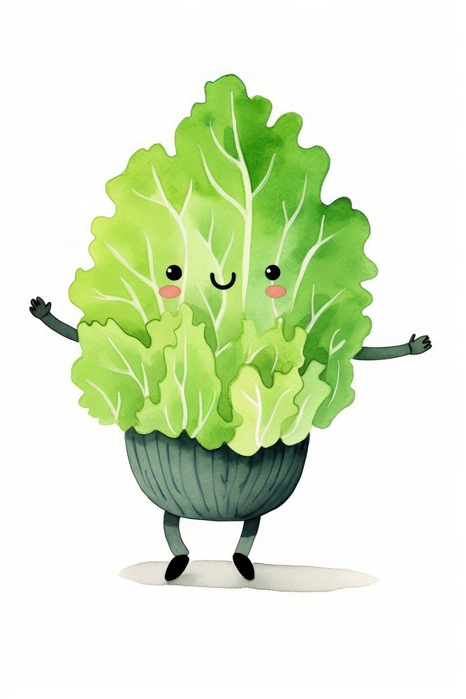 Celery dancing vegetable lettuce plant. | Free Photo Illustration ...