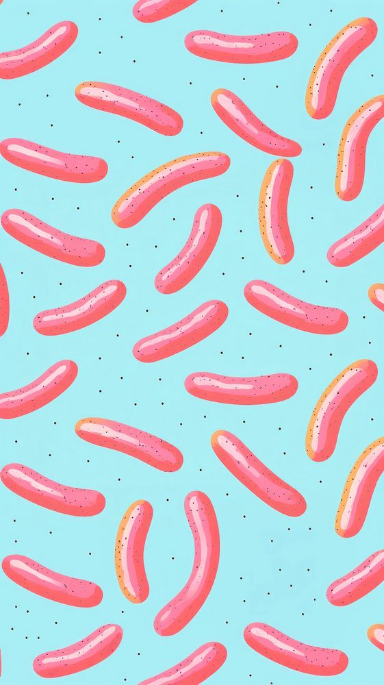 Sausage backgrounds pattern food. AI | Premium Photo Illustration ...