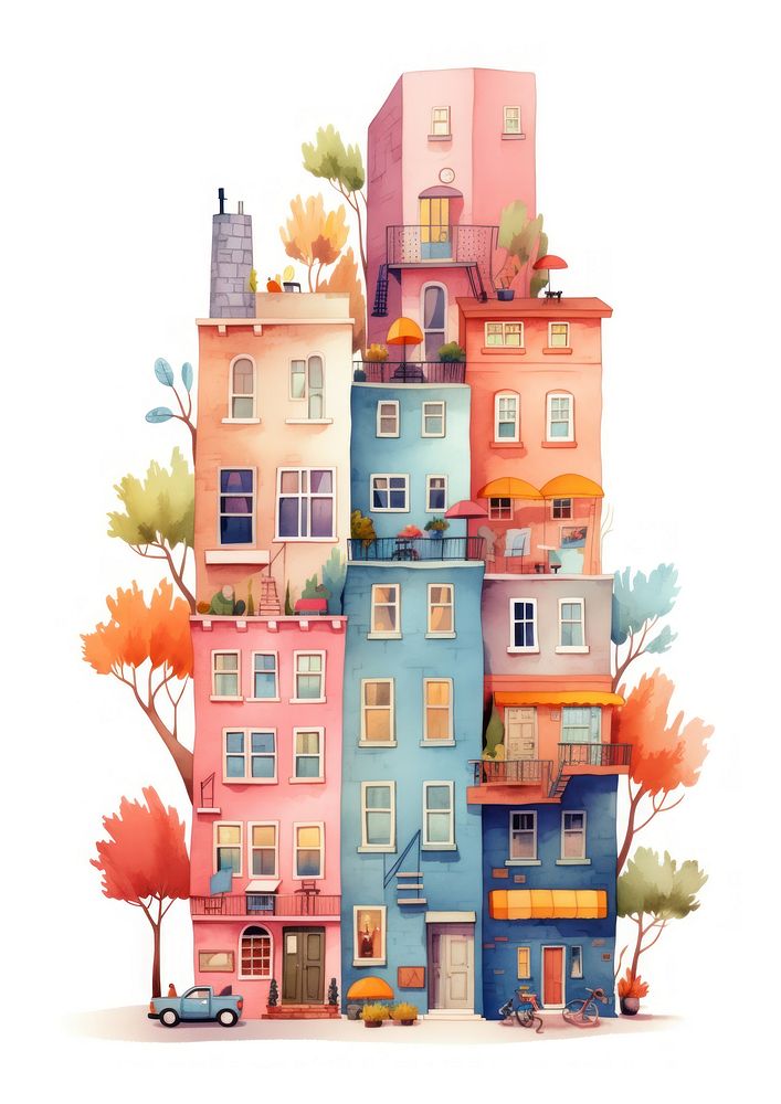 New York Condominium architecture building | Free Photo Illustration ...