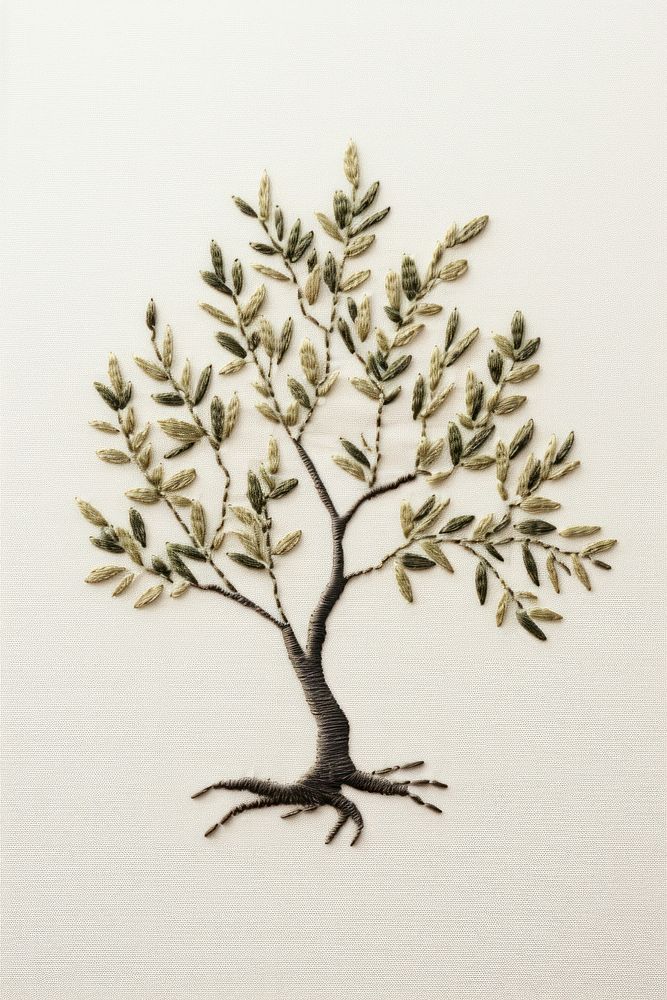 Tree embroidery pattern drawing | Free Photo - rawpixel
