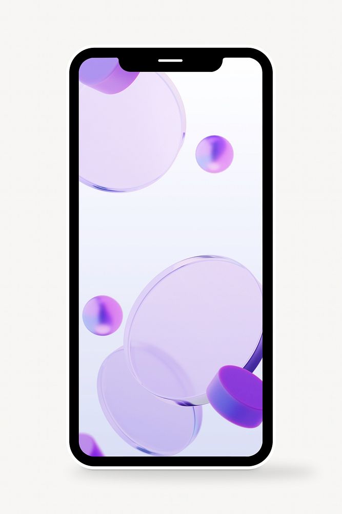 Smartphone screen, isolated on white | Free Photo - rawpixel