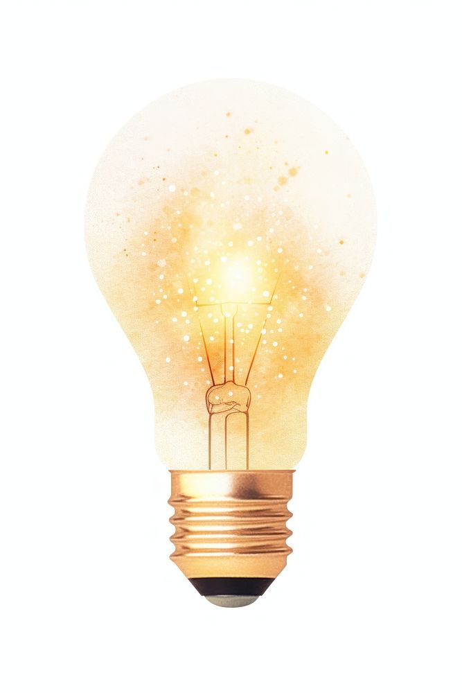 Light bulb lightbulb white background | Free Photo Illustration - rawpixel