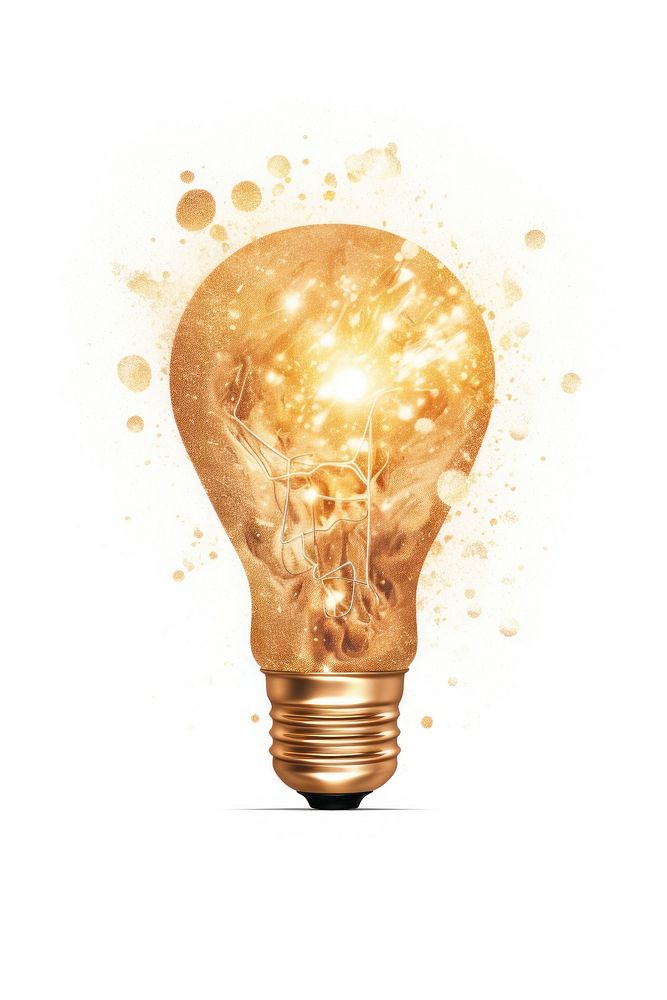 Light bulb lightbulb white background | Free Photo Illustration - rawpixel