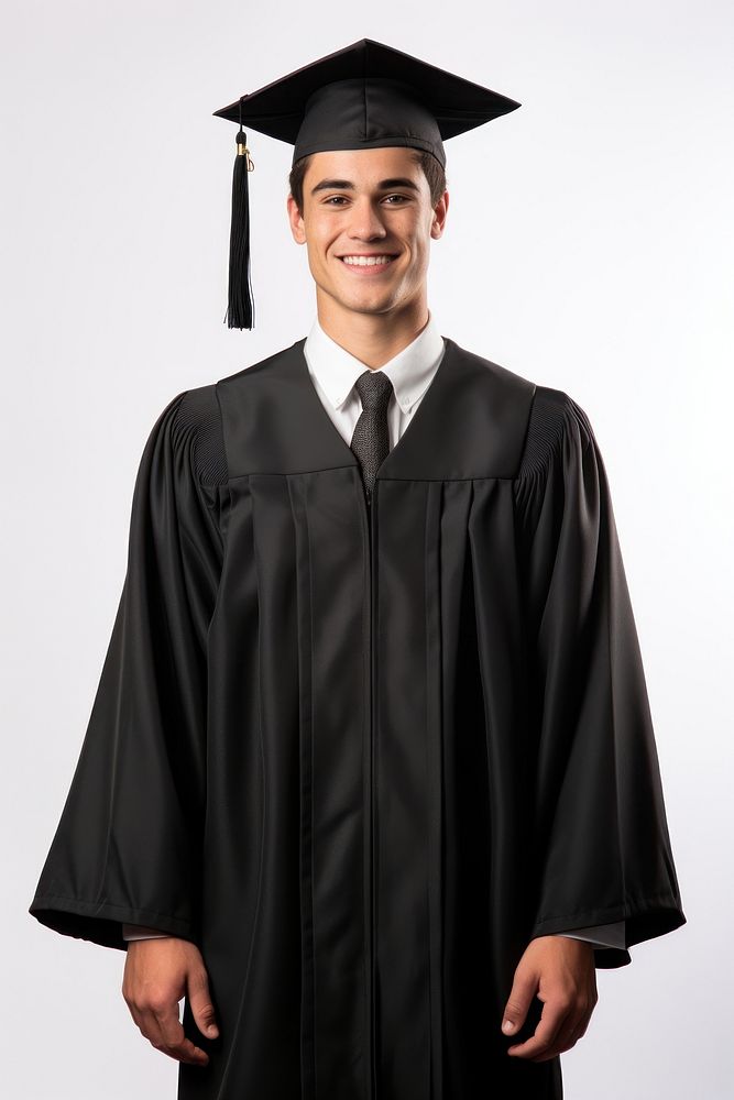man Wear graduation gown adult | Free Photo - rawpixel