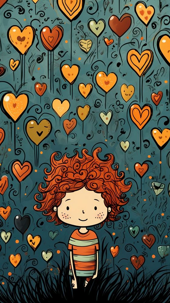 Mental health cartoon pattern representation | Free Photo Illustration ...