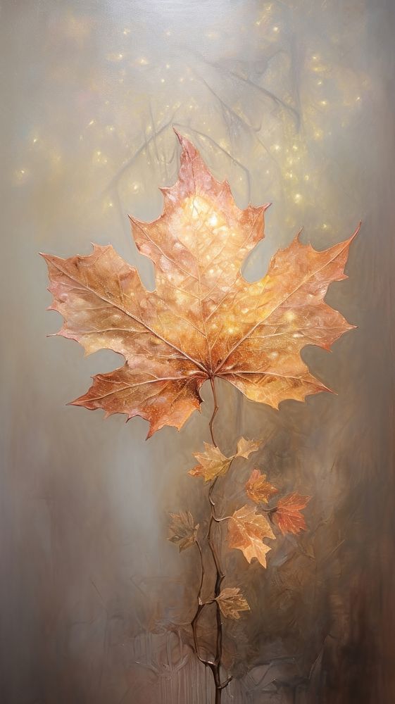 Maple leaf painting plant tree. | Free Photo Illustration - rawpixel