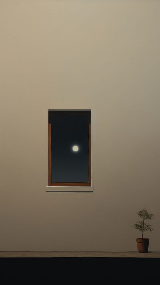 Crescent moon outside window astronomy | Premium Photo Illustration ...