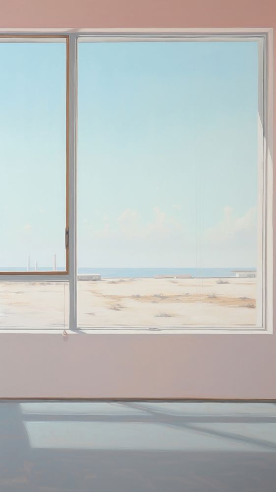 Minimal landscape window view nature | Free Photo Illustration - rawpixel