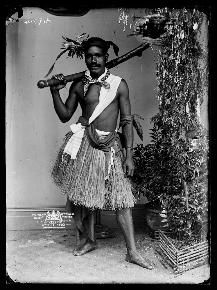 [Fijian Islander] (circa 1870-1900) Pulman | Free Photo - rawpixel