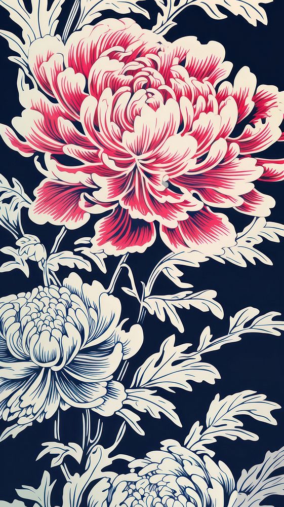 Wallpaper background flower backgrounds pattern | Premium Photo ...