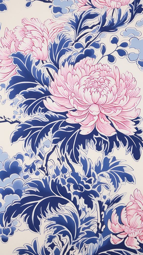 Wallpaper background flower backgrounds pattern | Premium Photo ...