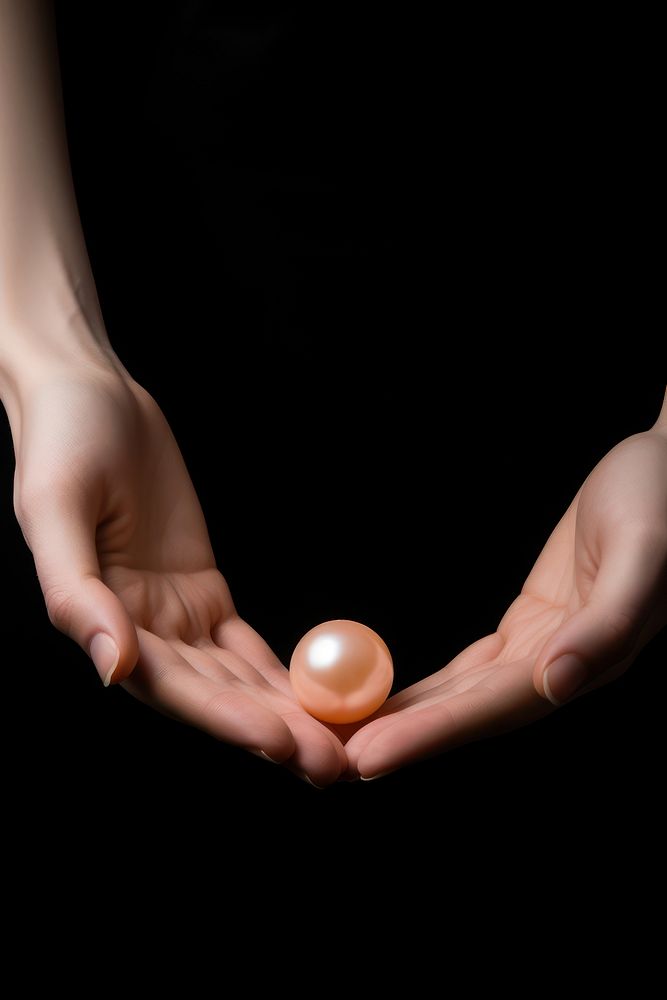 Hand holding pearl necklace hand | Free Photo - rawpixel