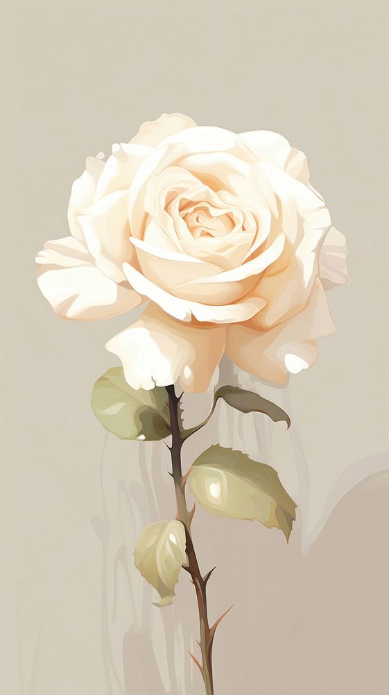 Cute white rose flower petal | Premium Photo Illustration - rawpixel